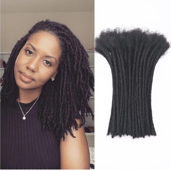 Hair | 6 Inch Dreadlock Extension Human Hair 1 Strands 04cm Thickness ...